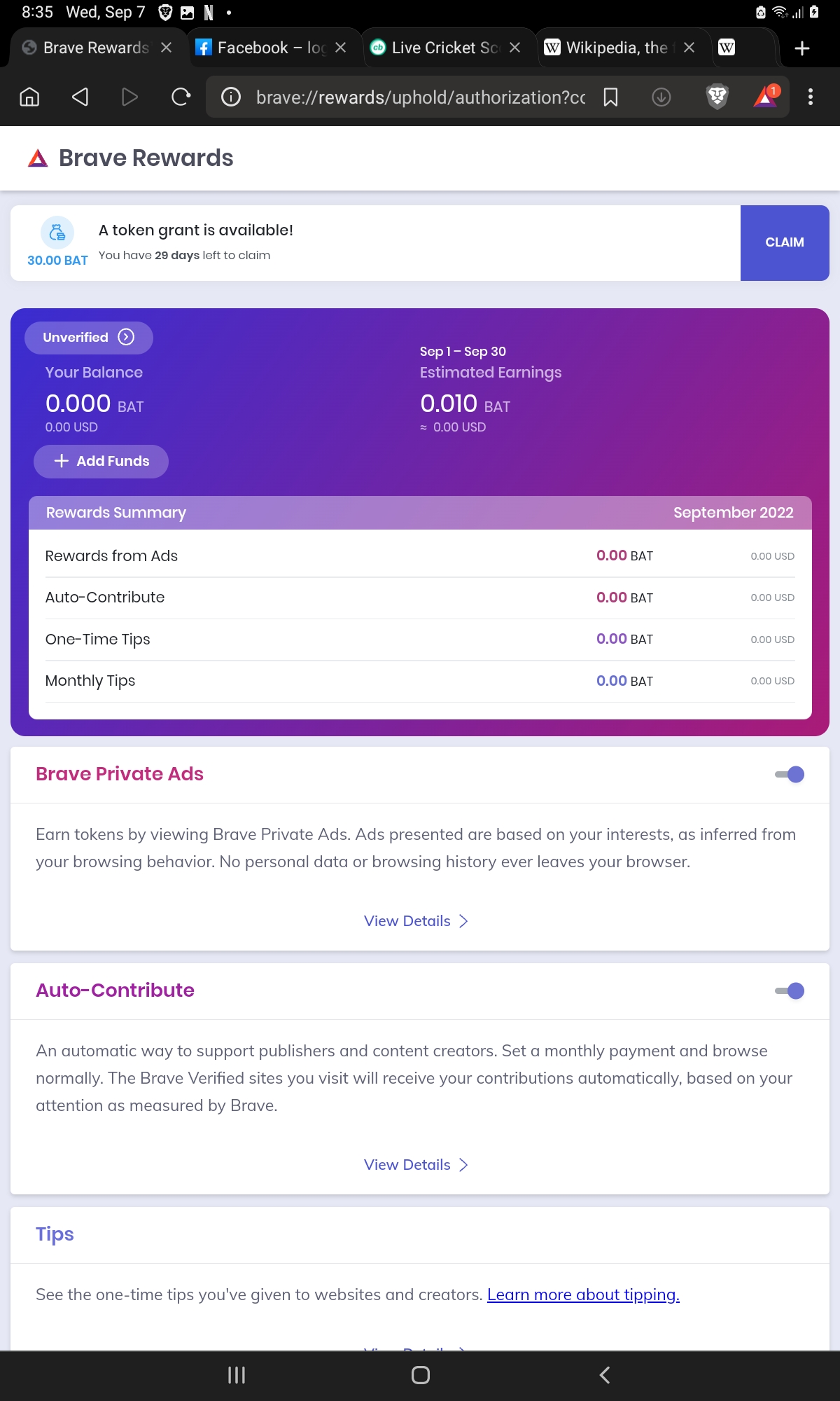 Payout pending and payout processing messages are shown in two different places at the same time ...