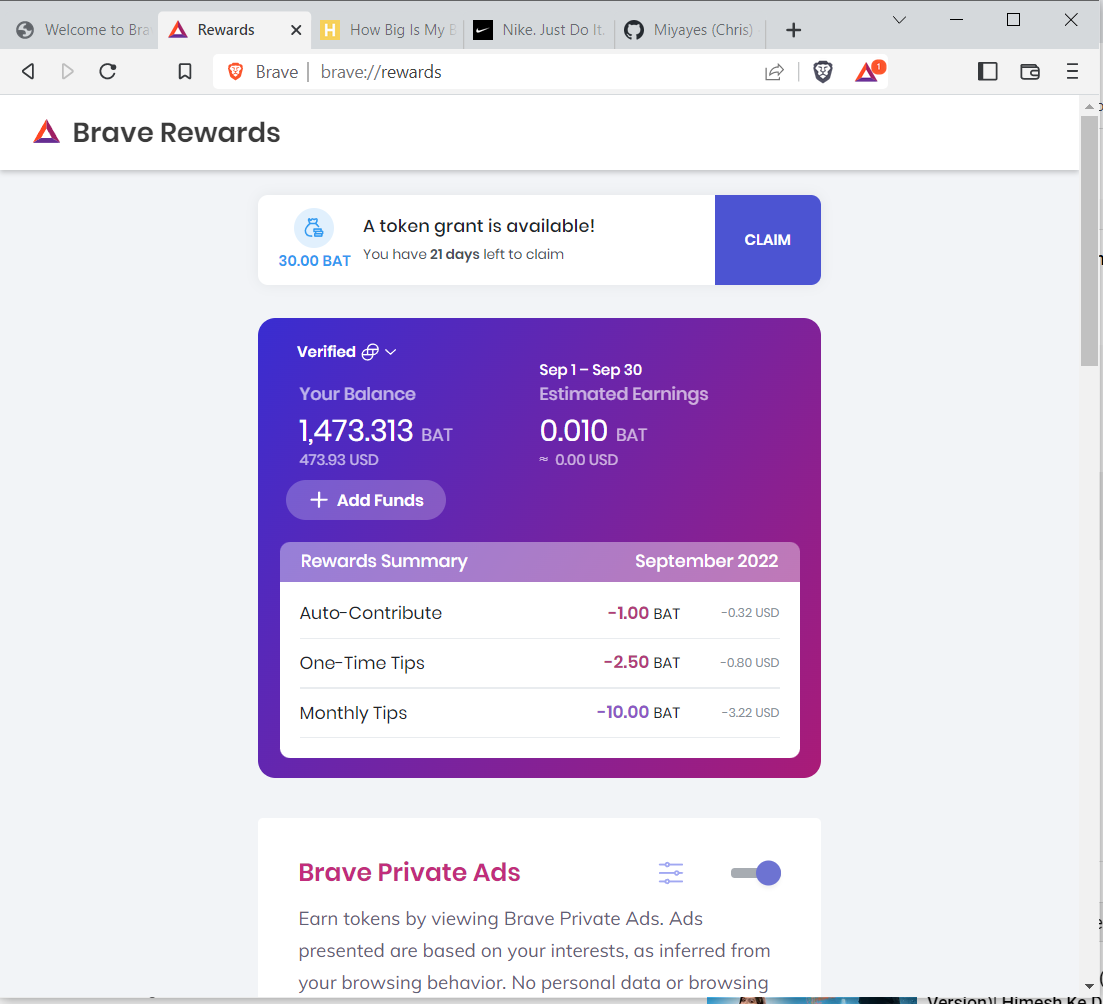 Update Rewards settings page to make responsive · Issue #16619 · brave ...