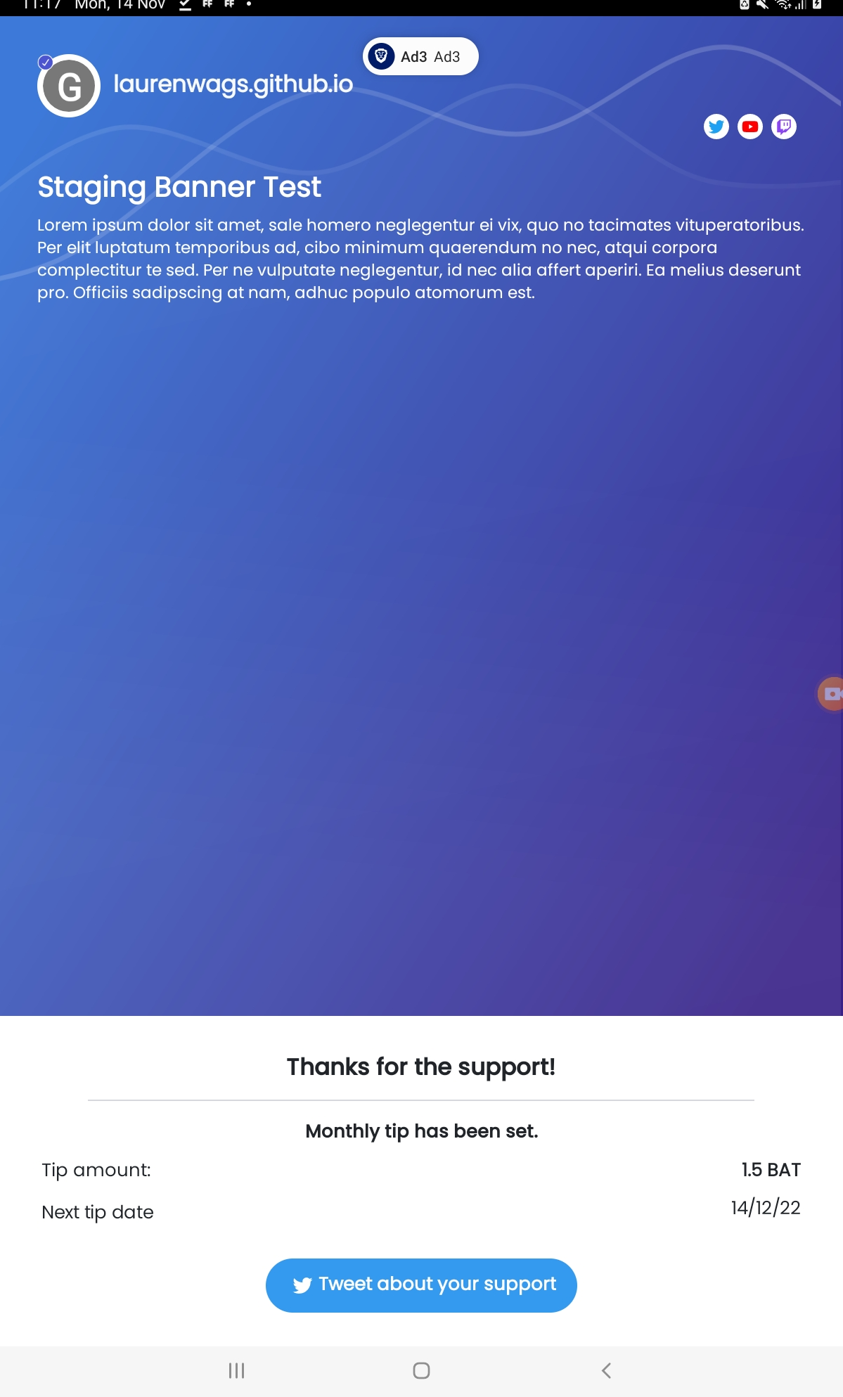 Close (x) button should be present in the tipping banner · Issue #26744 ...