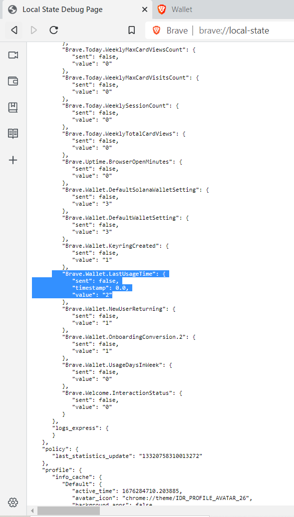 Add wallet last usage time P3A metric · Issue #26823 · brave/brave-browser · GitHub