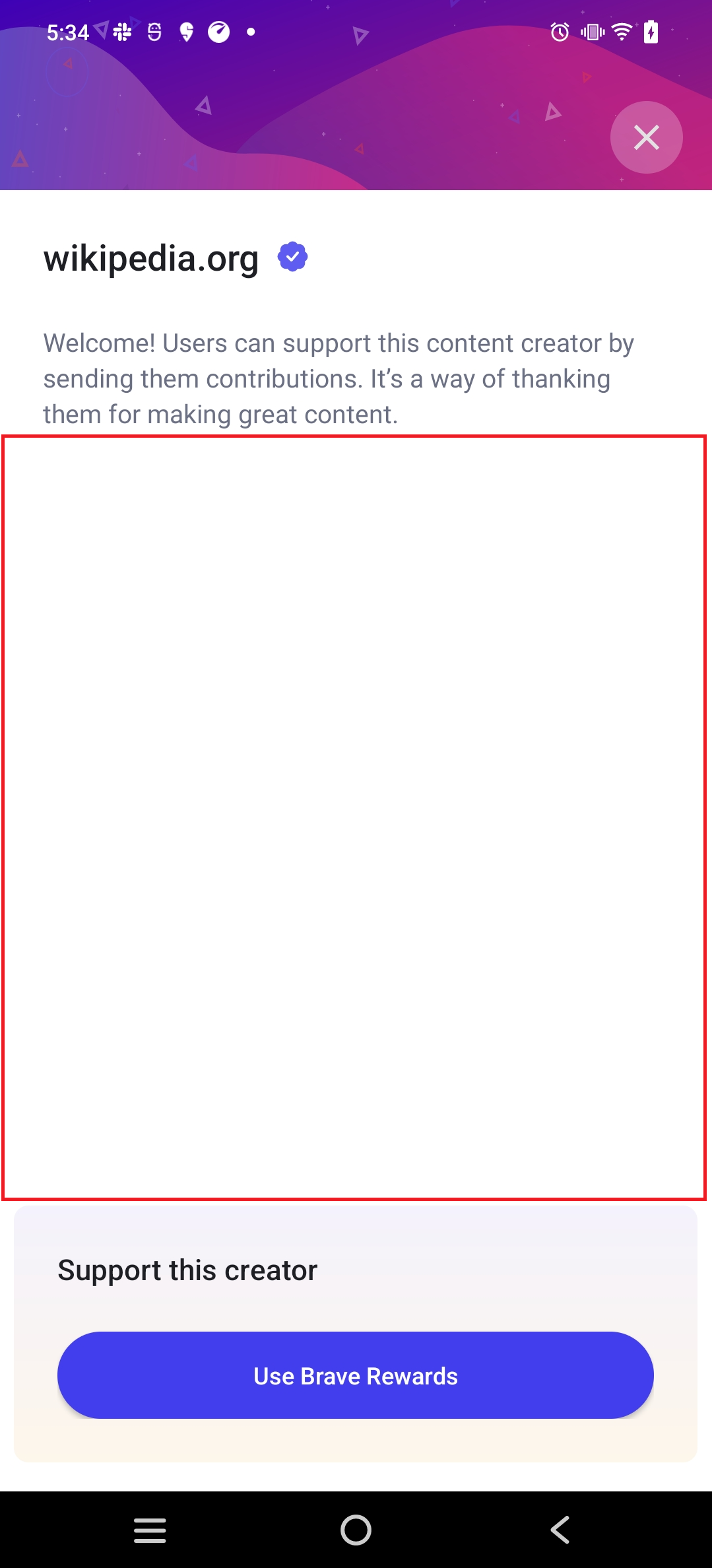 Lots of space in the tipping banner · Issue #30912 · brave/brave ...