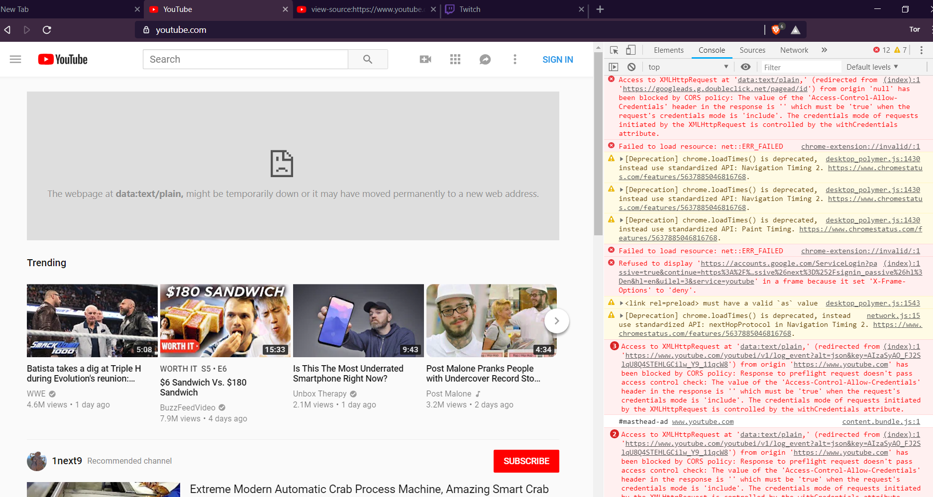 Embedded iframe webview crash on Tor windows · Issue #1575 · brave/brave-browser · GitHub