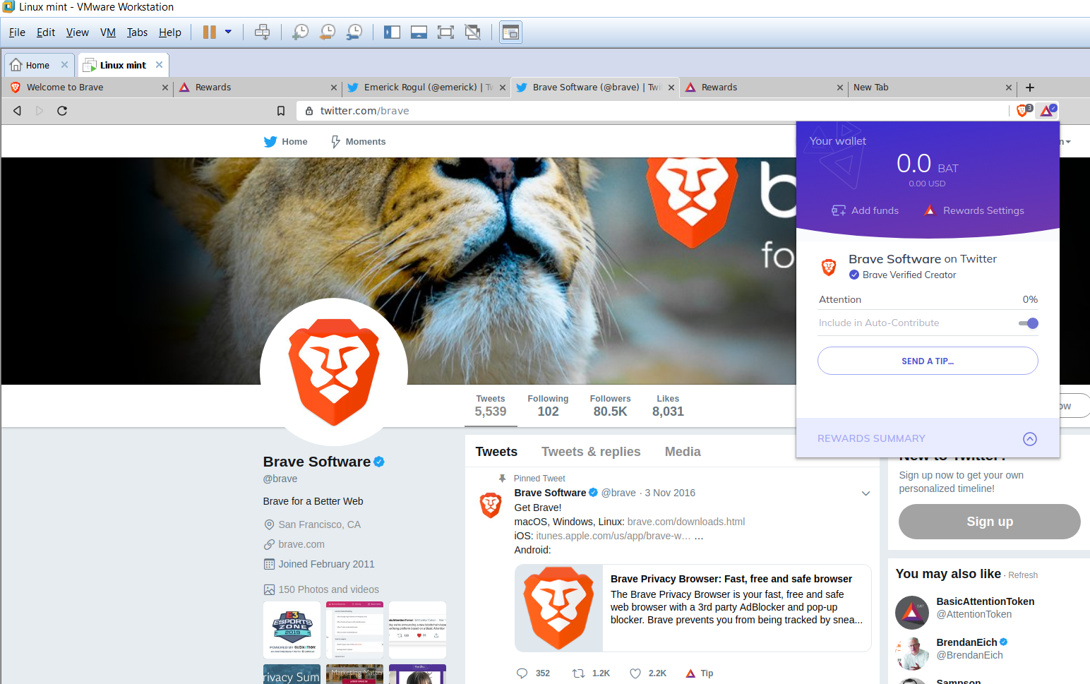 Add support for Twitter in the panel · Issue #4514 · brave/brave ...