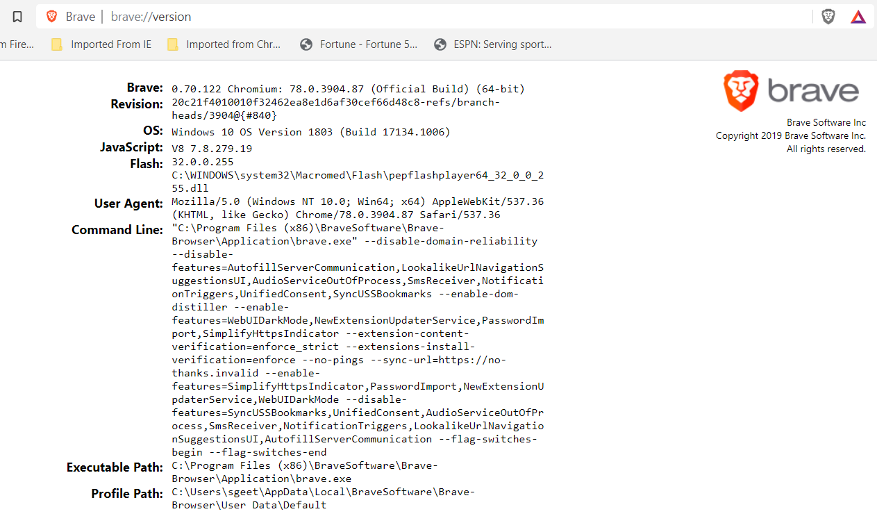 Upgrade from Chromium 78.0.3904.70 to Chromium 78.0.3904.87 · Issue #6692 · brave/brave-browser ...