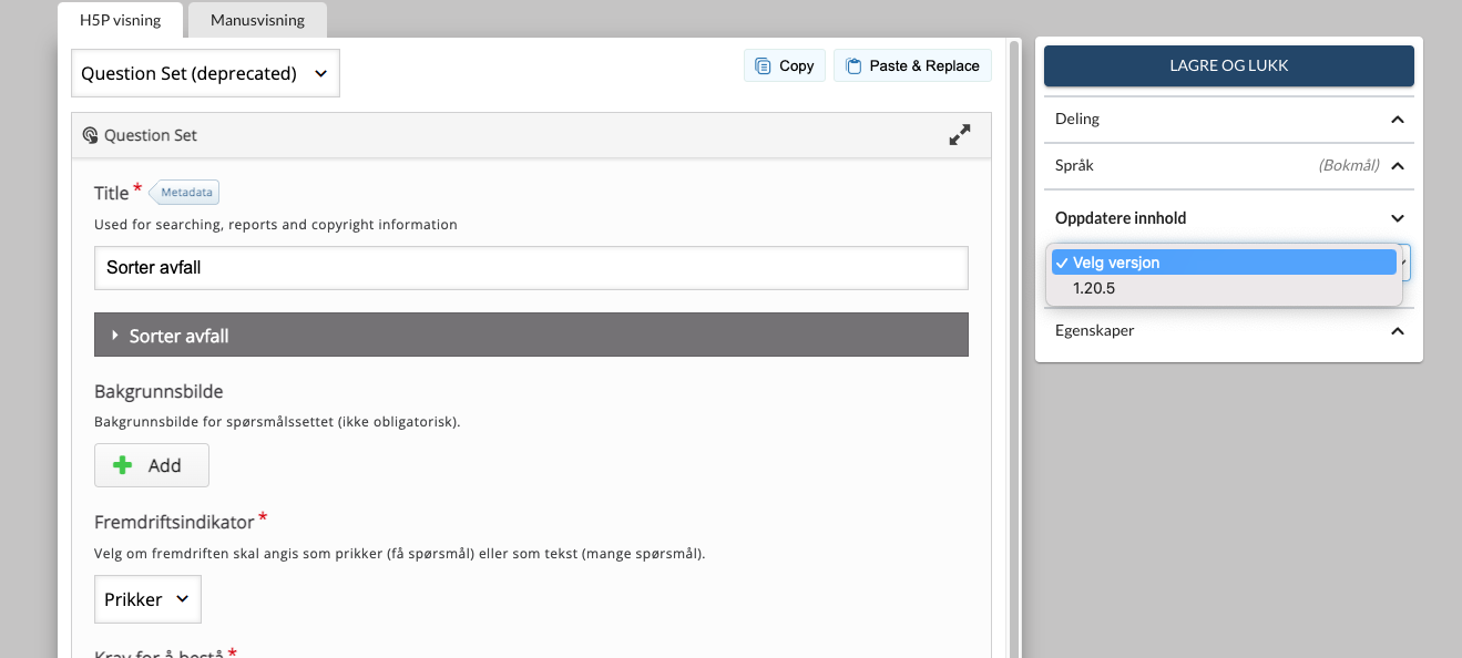H5P resource breaks during update · Issue #1647 · cerpus/Edlib · GitHub