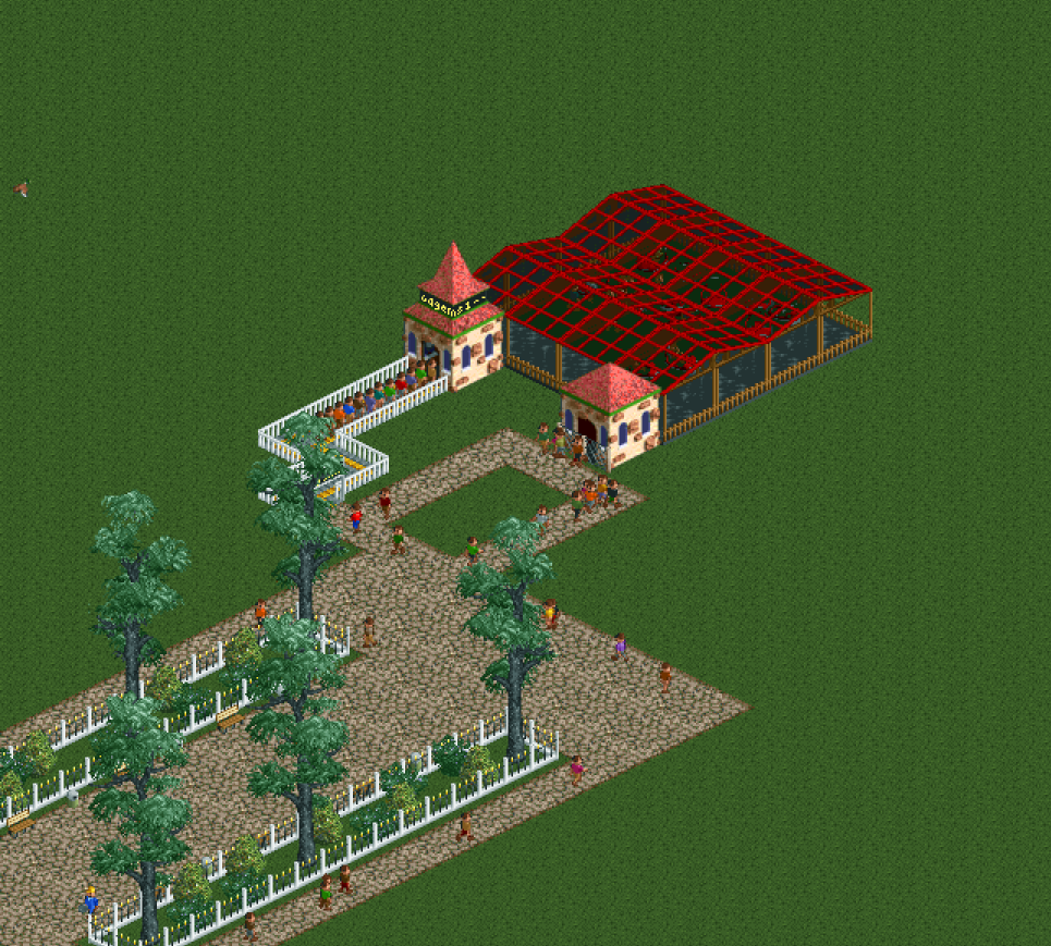 No message when path is not connected to ride exit and is therefore unreachable for mechanics ...