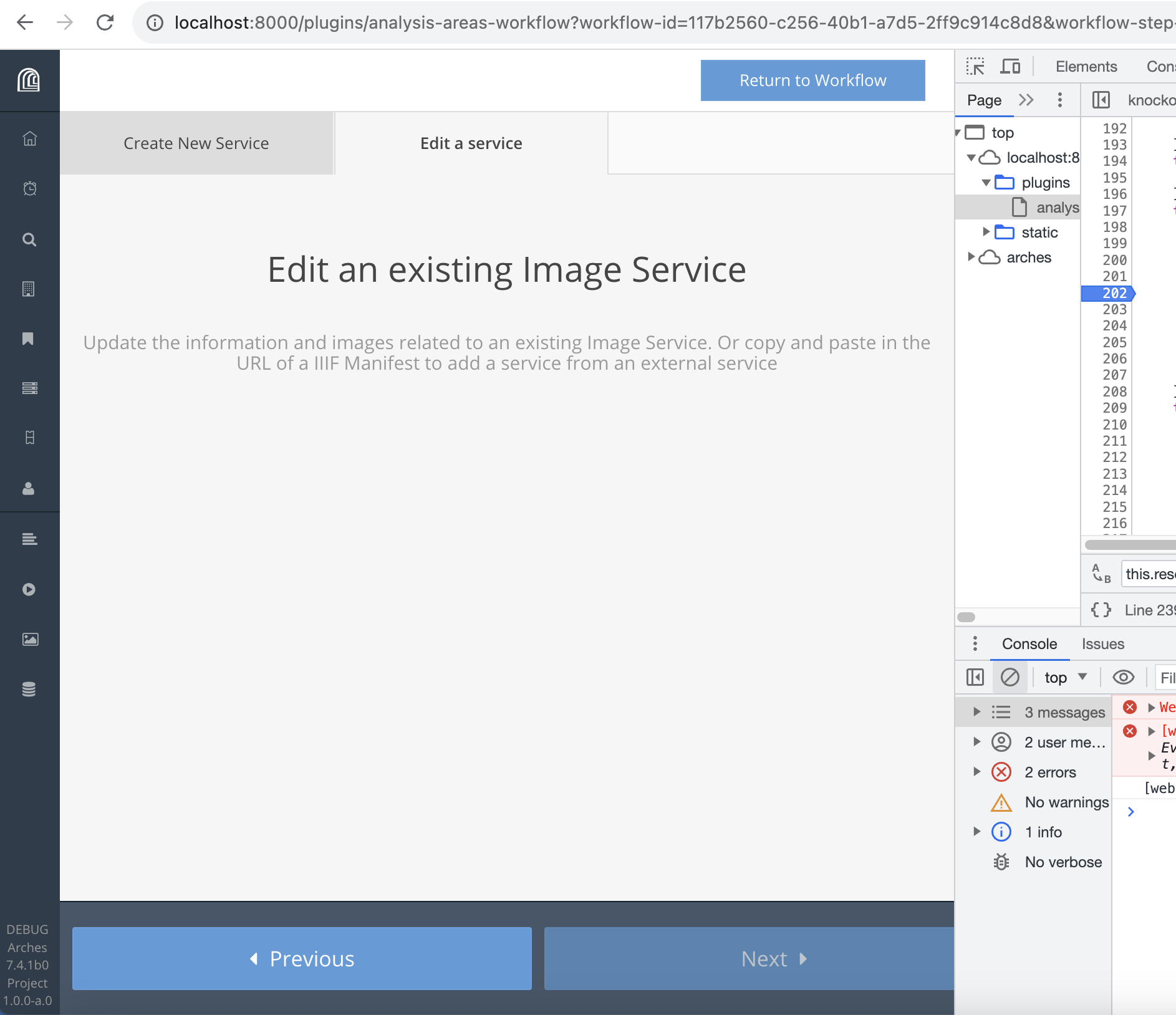 [workflows] Dropzone disappears from edit image step below 770px · Issue #9907 · archesproject ...