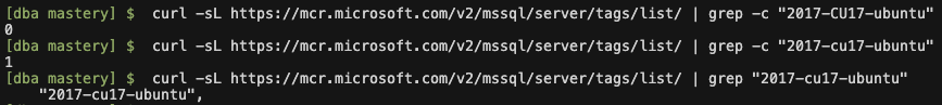 Sql Server 2017 Cu17 Ubuntu Tag Missing · Issue 529 · Microsoft Mssql Docker · Github