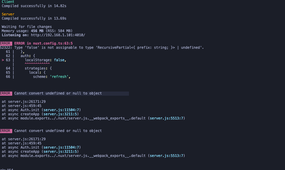 Cannot Convert Undefined Or Null To Object · Issue 1110 · Nuxt Communityauth Module · Github