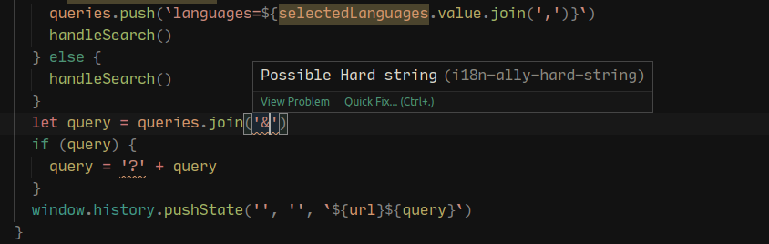 Possible Hard string(i18n-ally-hard-string) · Issue #726 · lokalise ...
