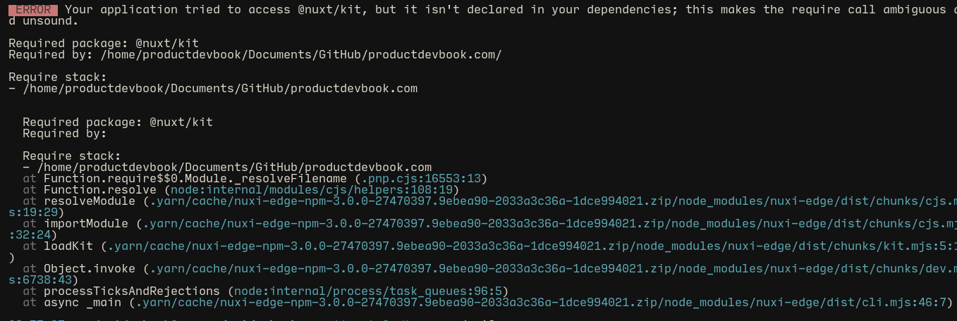 tried to access @nuxt/kit · Issue #13562 · nuxt/nuxt · GitHub