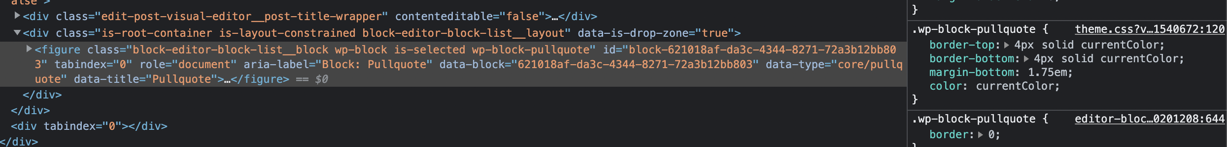 Issue in Pullquote Block · Issue #43566 · WordPress/gutenberg · GitHub
