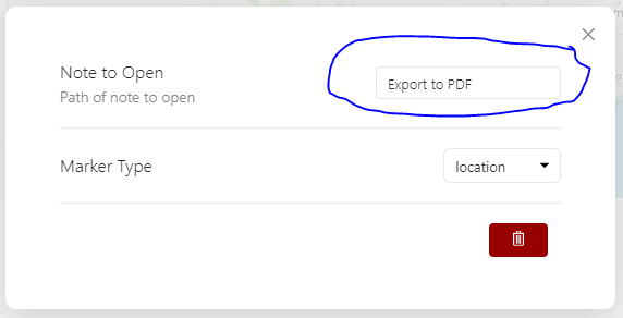 [FEAT] Possible to run action by click on marker? · Issue #35 · javalent/obsidian-leaflet · GitHub