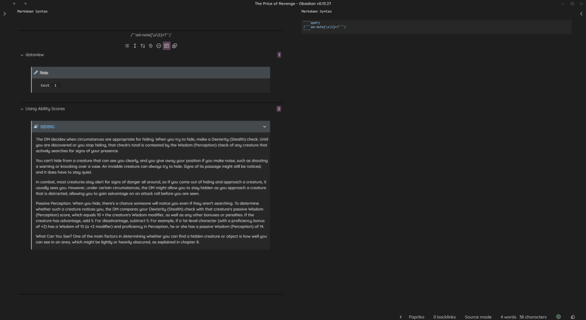Question: How to query and display all the specified type of admonition ...