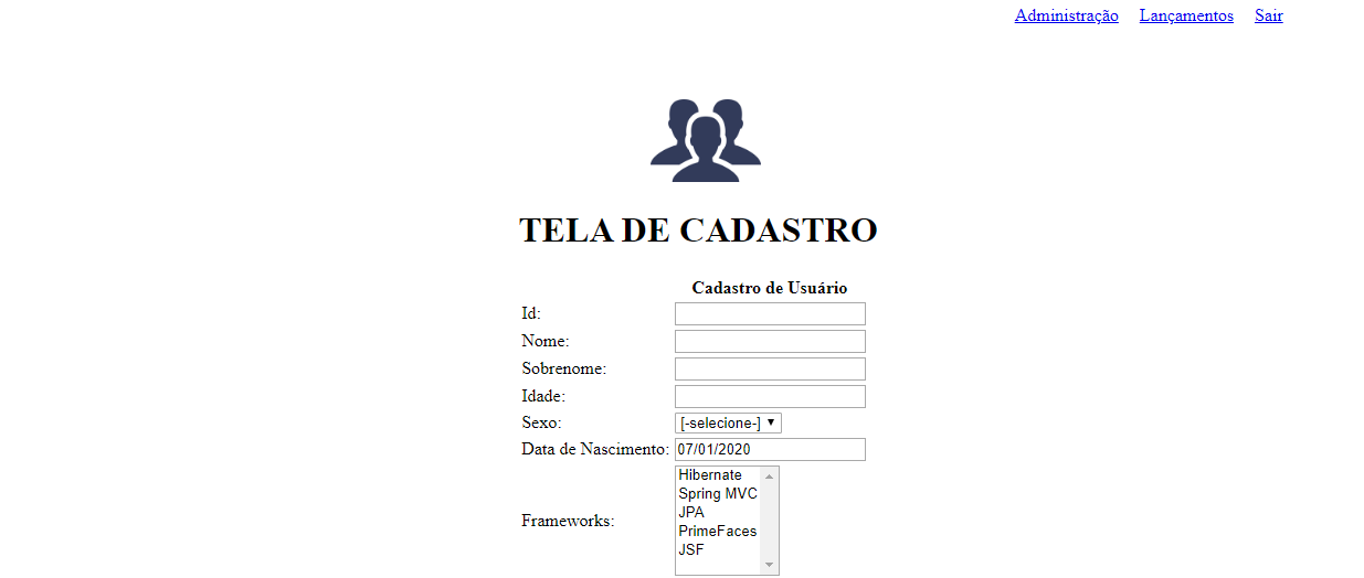 GitHub - thiagoasb/Sistema-de-Cadastro: Sistema que simula um cadastro ...