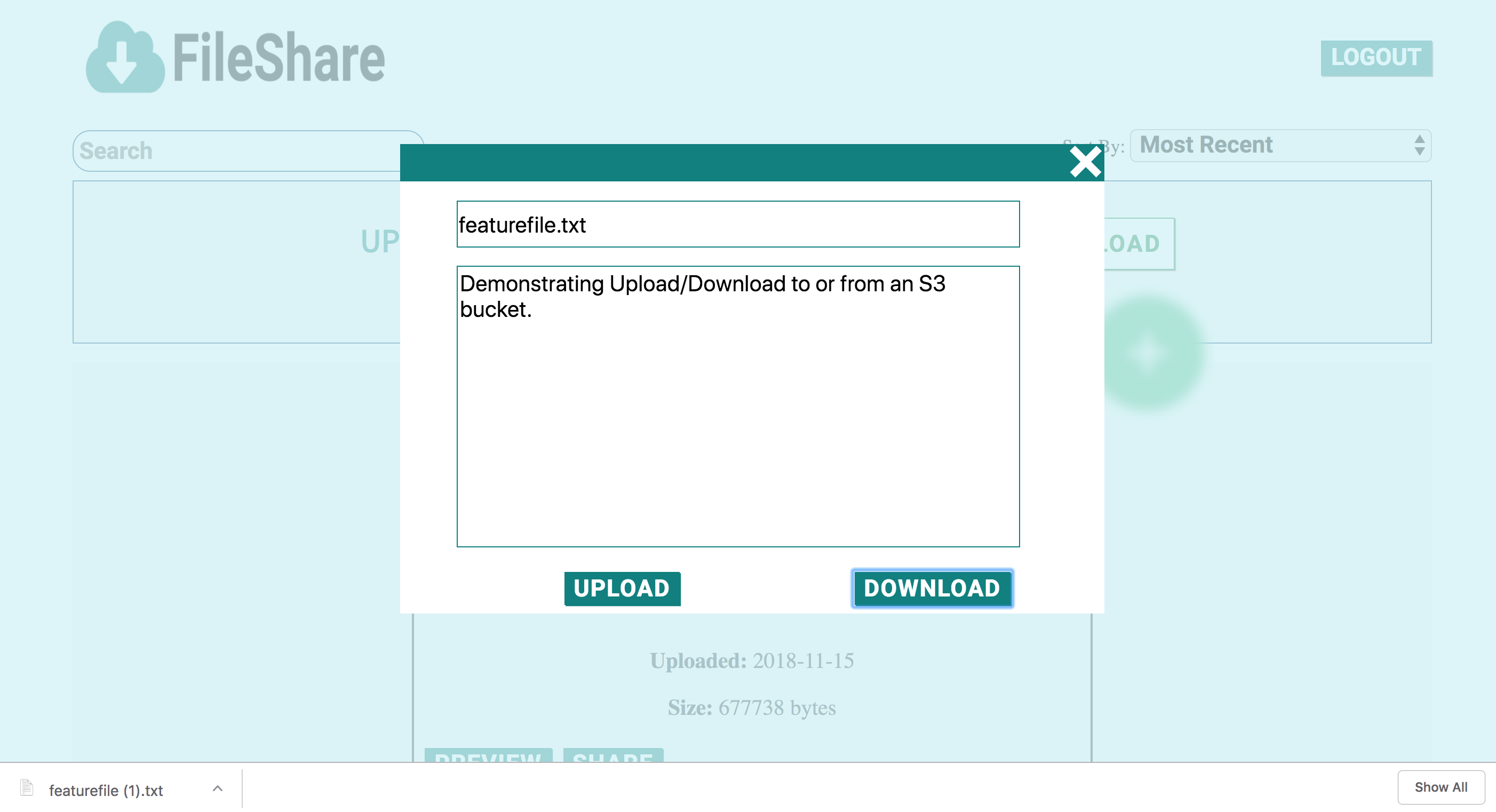 GitHub - azza314/fileshare
