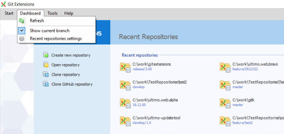 Change working directory dropdown hangs for multiple seconds · Issue #5829 · gitextensions ...