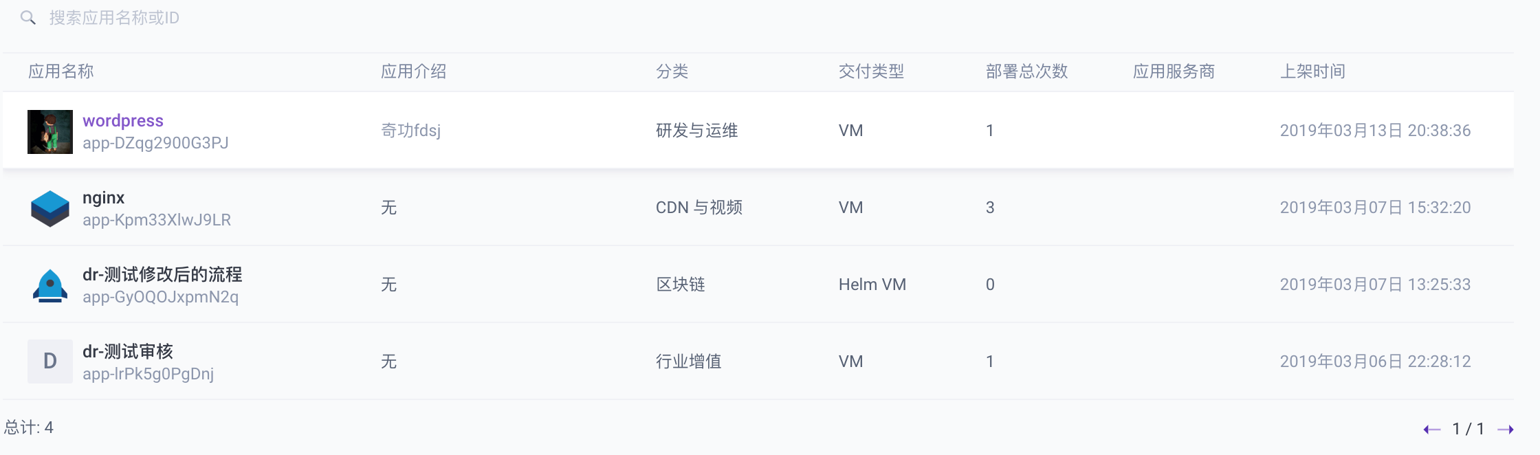 ISV：全部应用列表各信息显示问题 · Issue #892 · openpitrix/dashboard · GitHub