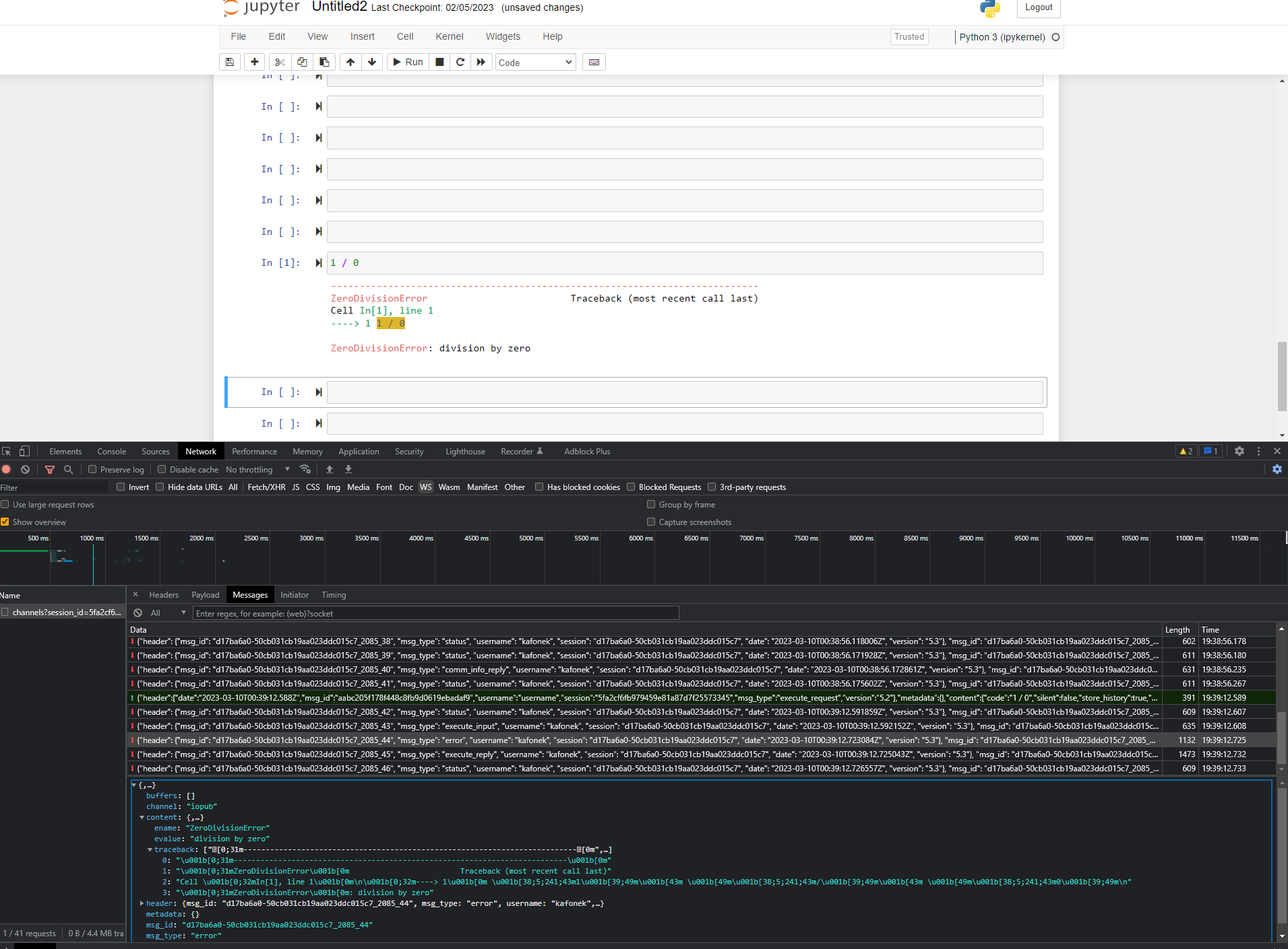 Jupyter Spec Mismatch Execute Reply On Error · Issue 281 · Evcxr Evcxr · Github