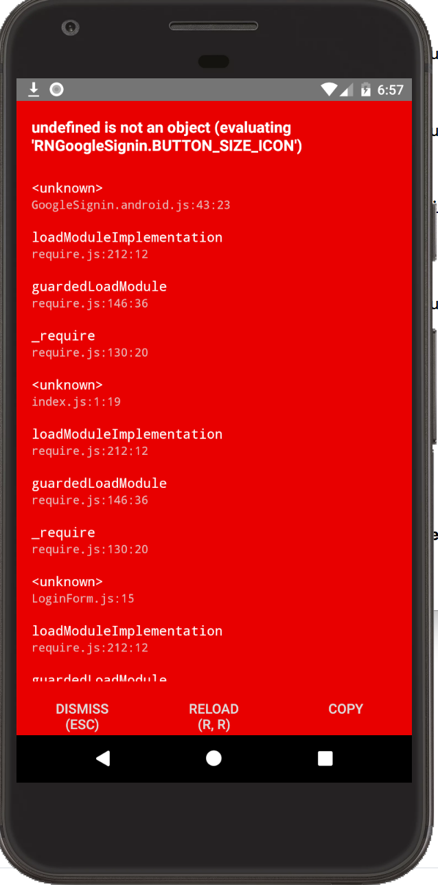 E/ReactNativeJS: undefined is not an object (evaluating 'RNGoogleSignin.BUTTON_SIZE_ICON ...
