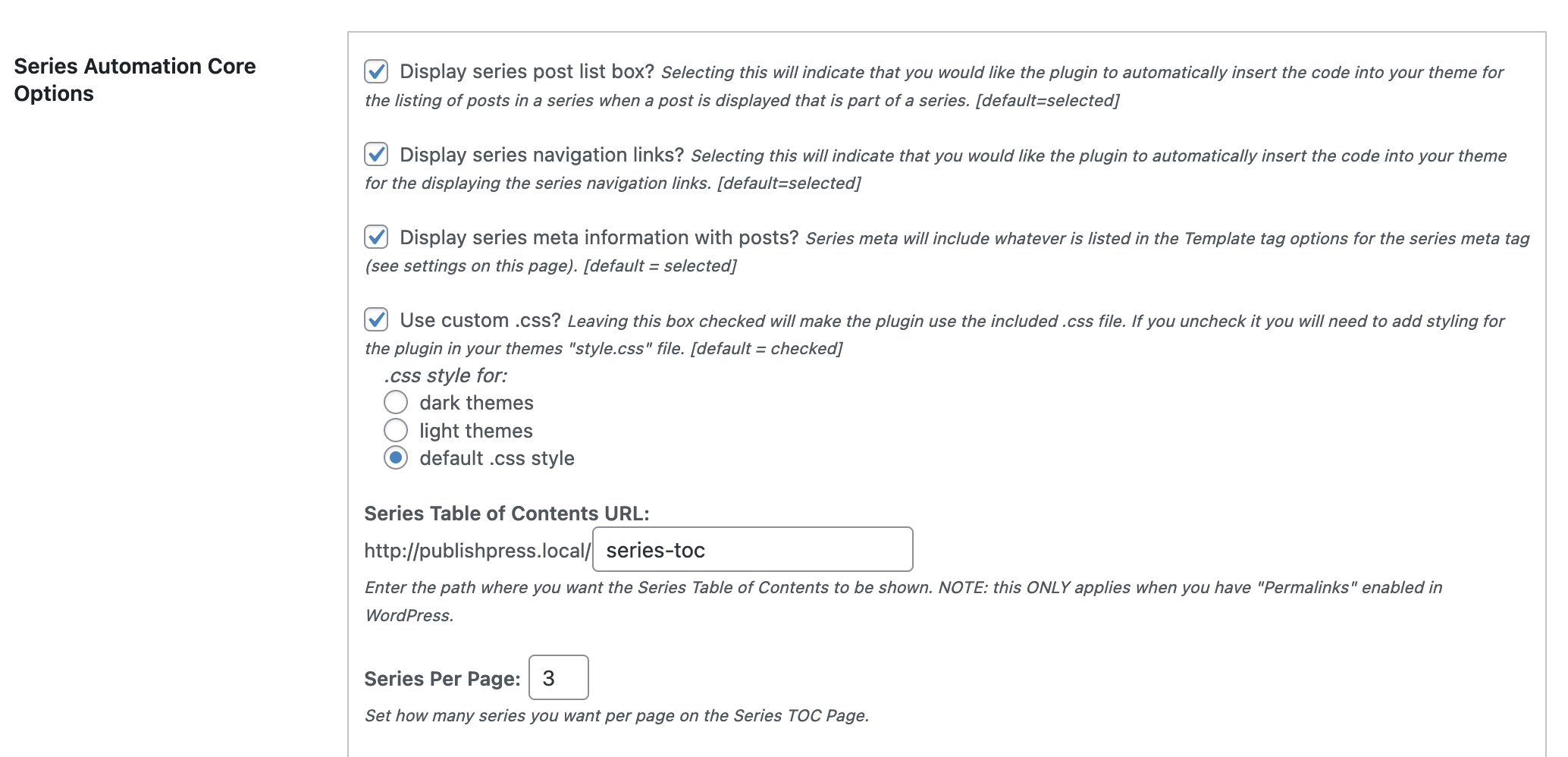 Settings cleanup · Issue #129 · publishpress/publishpress-series · GitHub