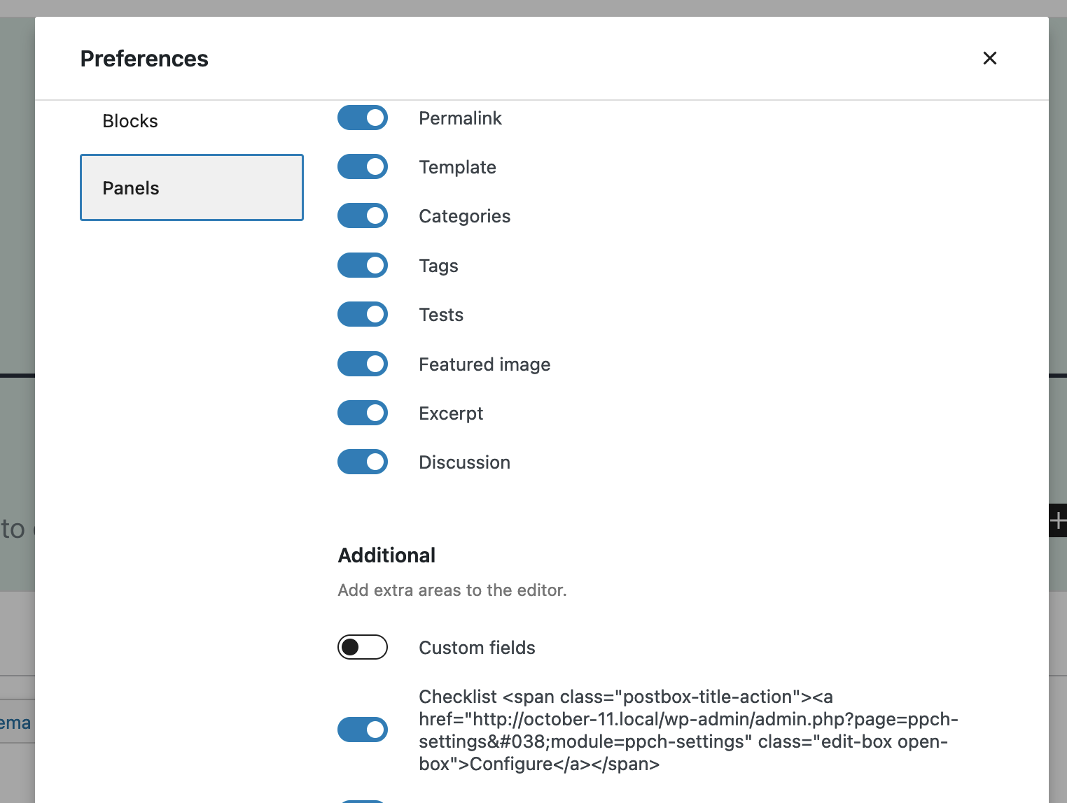 Panel box is broken · Issue #298 · publishpress/PublishPress-Checklists · GitHub