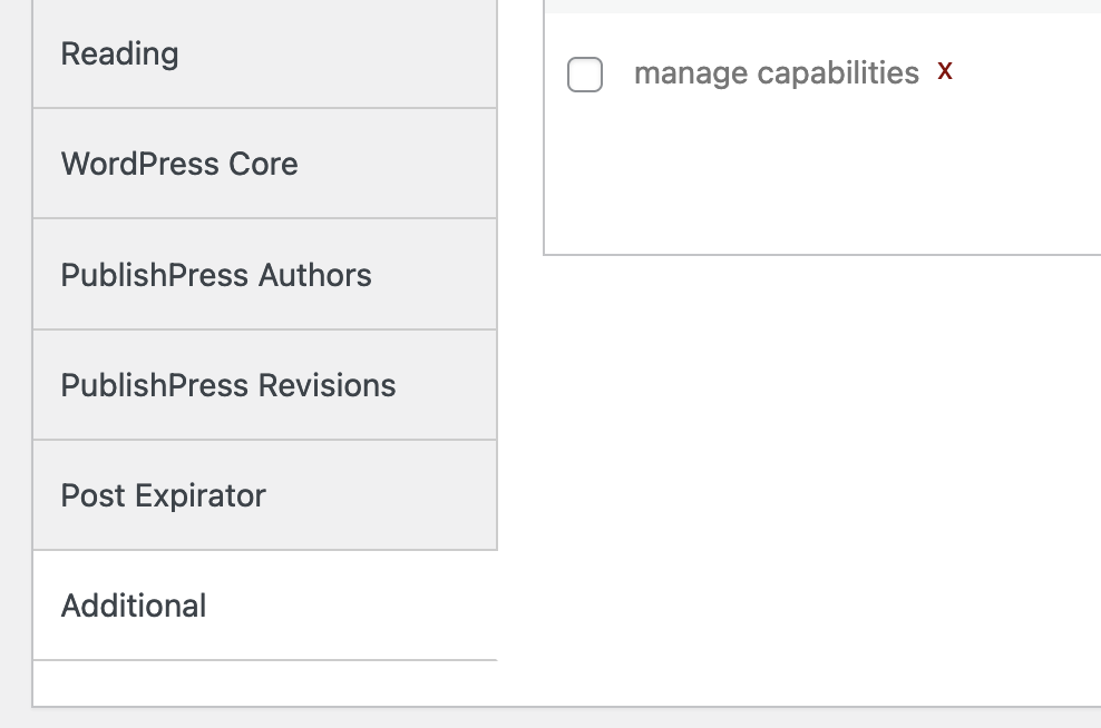 Support for PublishPress Capabilities as a tab · Issue #220 · publishpress/PublishPress ...