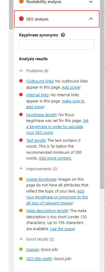 Issue with Yoast SEO and post_content · Issue #391 · publishpress/PublishPress-Checklists · GitHub