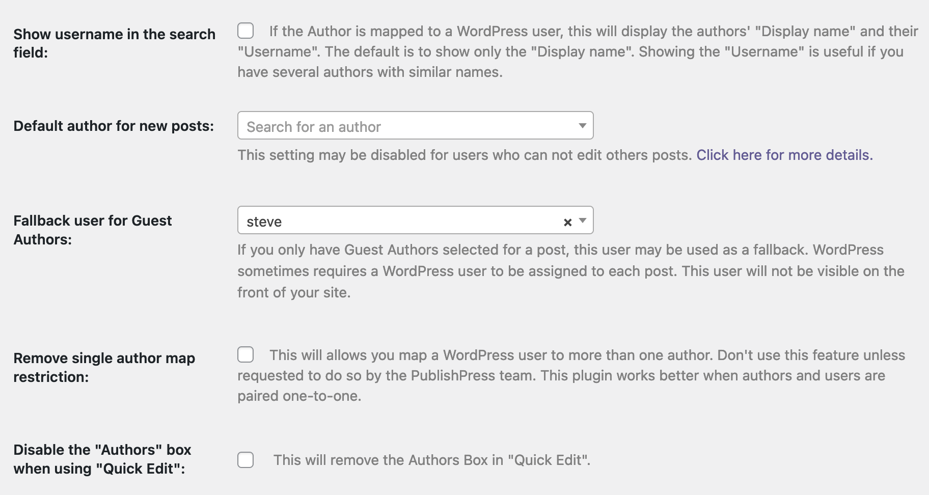 New "Advanced" tab in settings · Issue #1020 · publishpress/PublishPress-Authors · GitHub