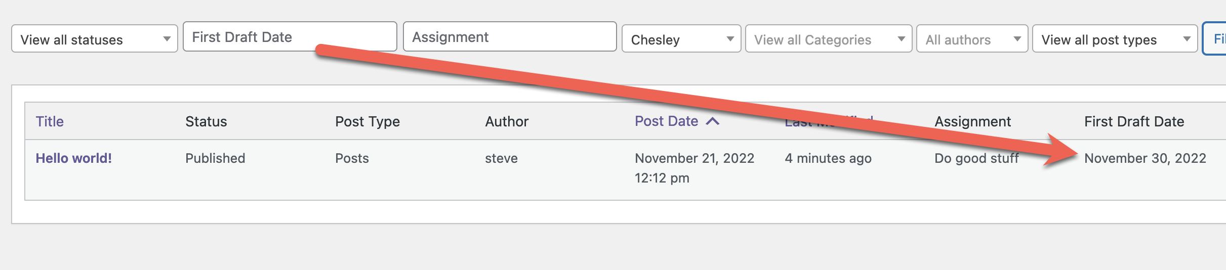 Date filter on Content Overview · Issue #1192 · publishpress/PublishPress-Planner · GitHub