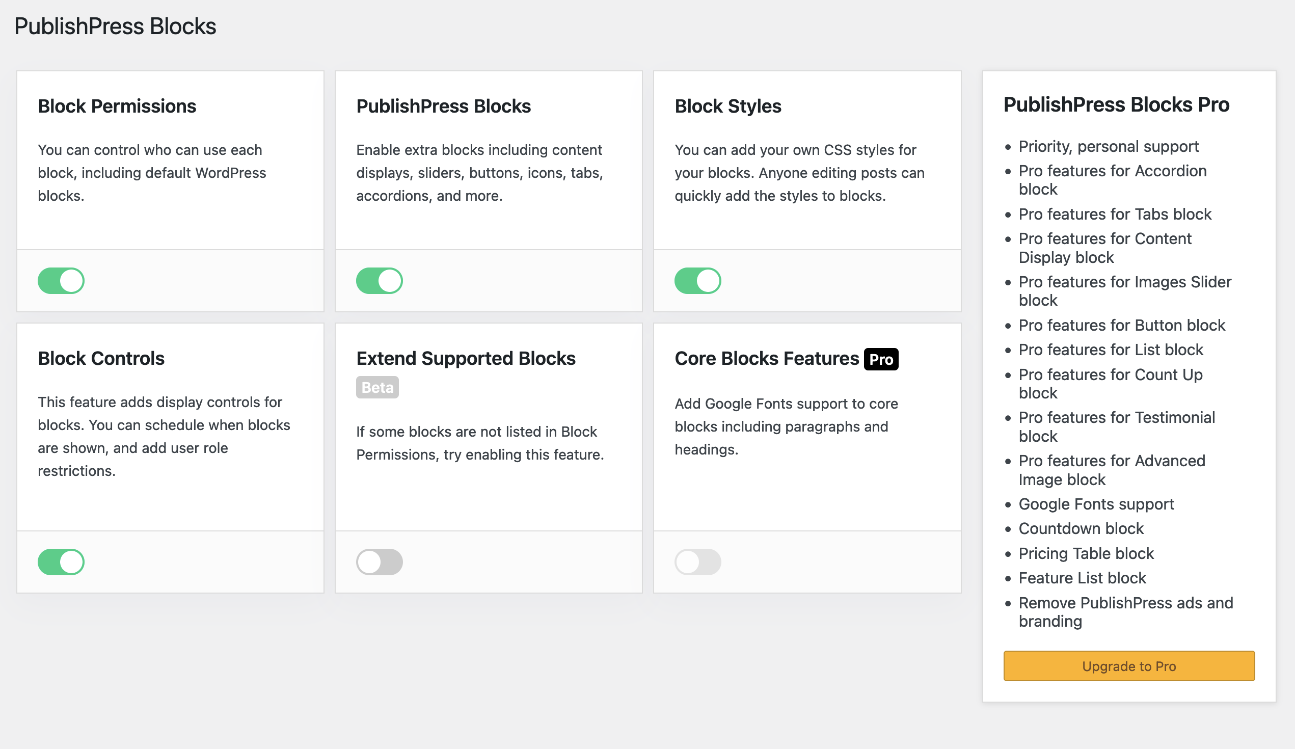 Allow users to disable some features · Issue #491 · publishpress ...