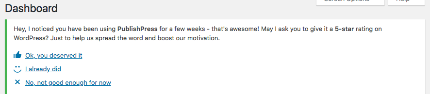 Small improvements to the review notification · Issue #281 · publishpress/PublishPress-Planner ...