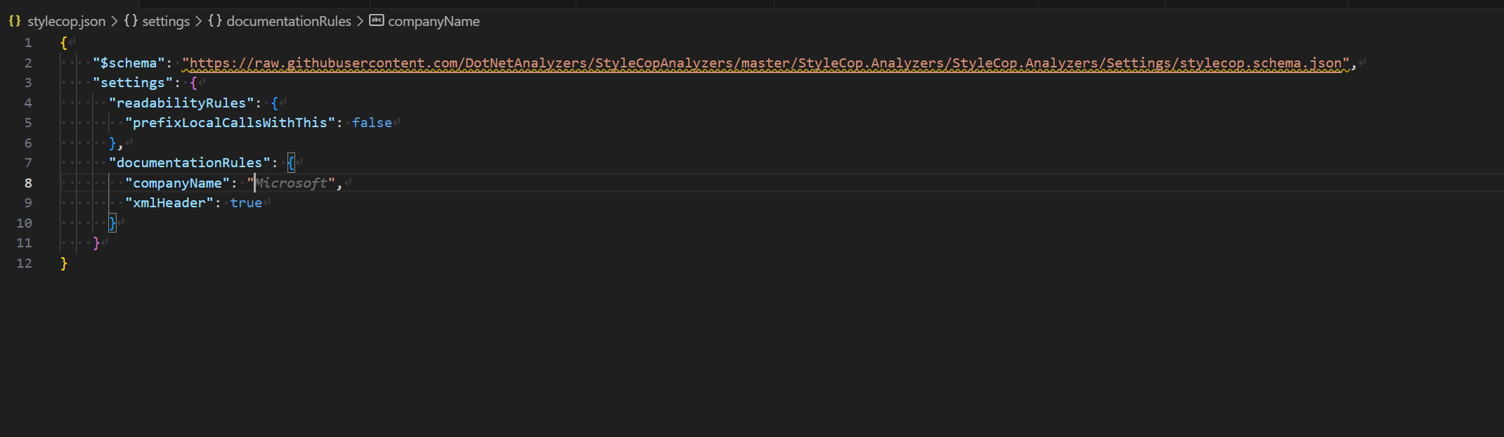 Stylecop Schema File Url Is Getting Timed Out · Issue 3727 · Dotnetanalyzers Stylecopanalyzers