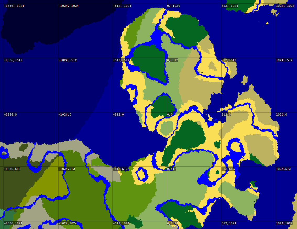 River/Ocean differences in Cubiomes versus Minecraft · Issue #137 · Cubitect/cubiomes-viewer ...