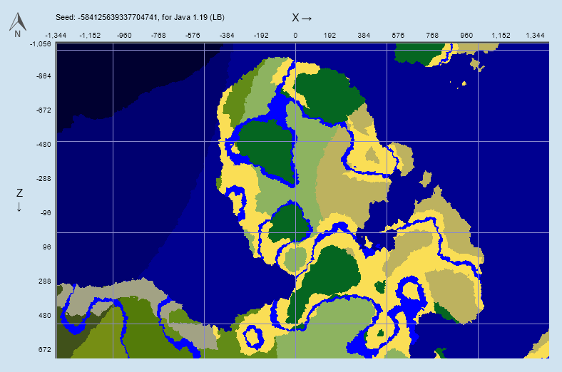 River/Ocean differences in Cubiomes versus Minecraft · Issue #137 · Cubitect/cubiomes-viewer ...