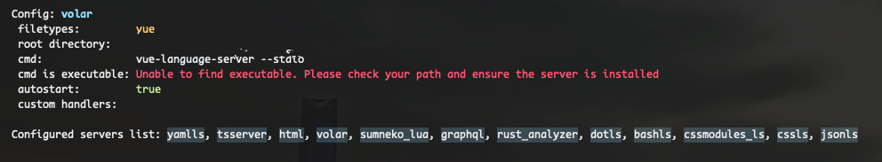 Volar Stopped Working · Issue 543 · Williambomannvim Lsp Installer · Github