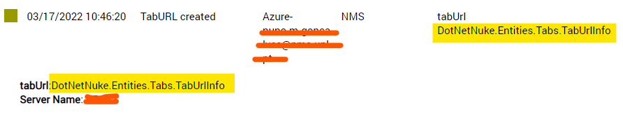 Admin Log Taburl Created Taburl Not Being Stored Correctly · Issue 5050 · Dnnsoftware Dnn