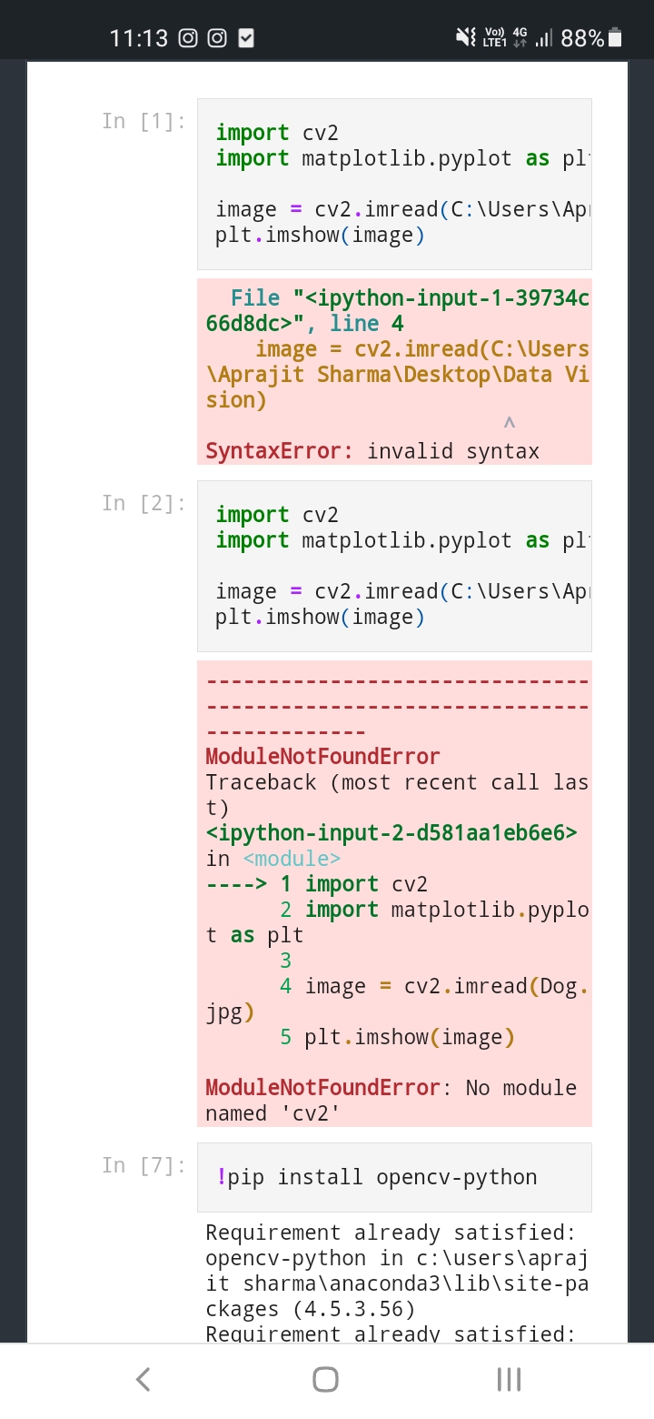 Syntax, ModuleNotFoundError & Filename · Issue #1 · Money-byte/Face-Recognition · GitHub