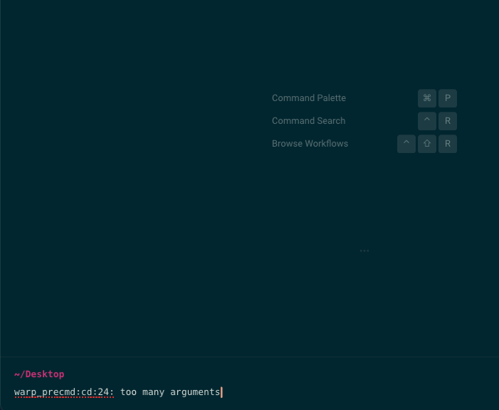 Too many arguments error · Issue #2254 · warpdotdev/Warp · GitHub