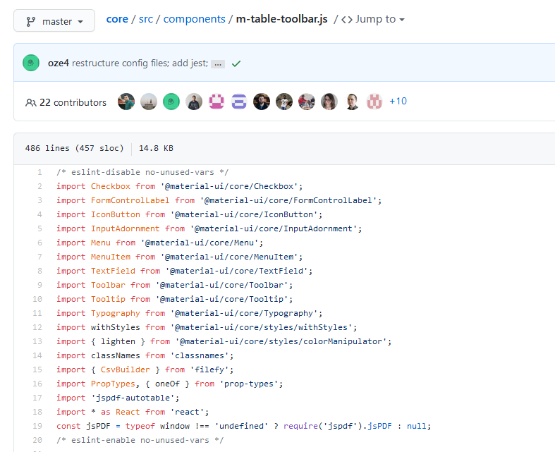 Large bundle size - mostly due to jspdf · Issue #45 · material-table ...