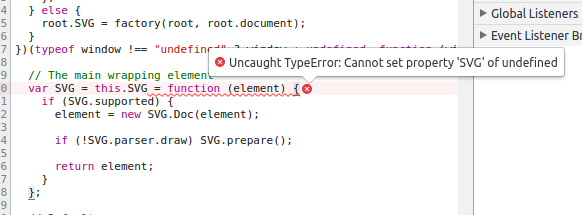 use this context in source of svg.js Incorrectly · Issue #767 · svgdotjs/svg.js · GitHub