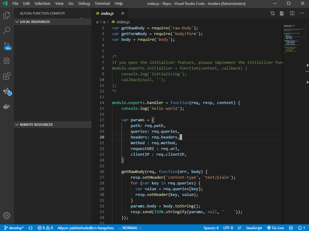 插件无法正常使用 · Issue #139 · alibaba/serverless-vscode · GitHub