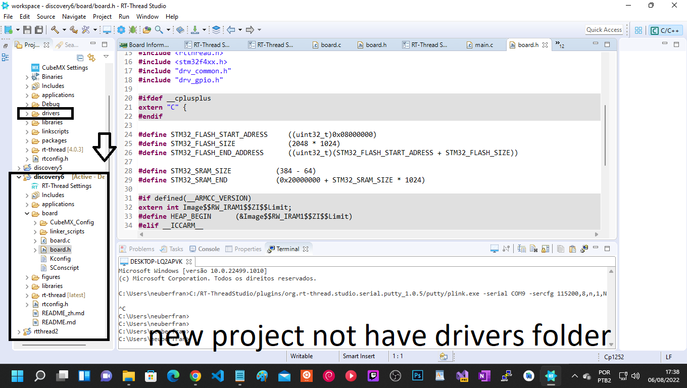 How to create a new i2c project to stm32f469 discovery kit to see Terminal (Logs) · Issue #6234 ...