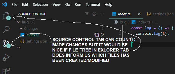 VS Code: explorer.decorations.badges and explorer.decorations.colors in ...