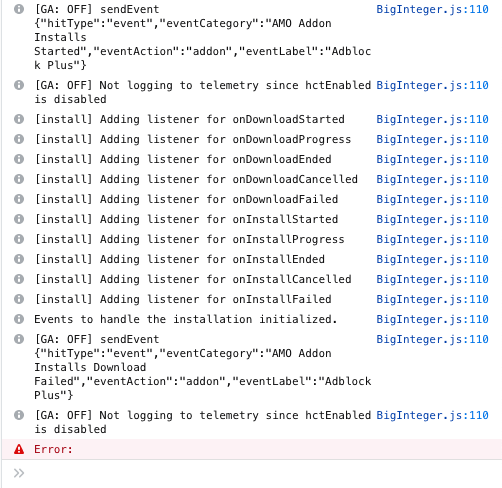 Unable to install add-ons (Download failed. Please check your connection.) · Issue #851 ...