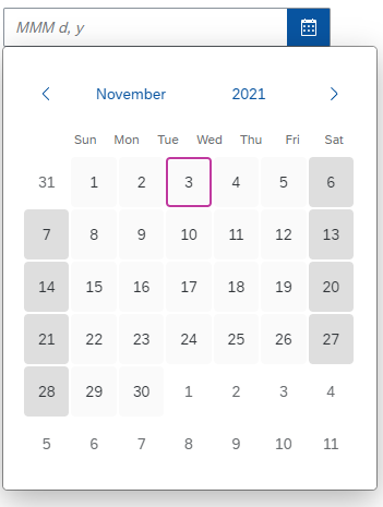 [ui5-datepicker] Calendar days are misaligned when hiding the week numbers. · Issue #4260 · UI5 ...