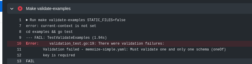Example memoize-simple.yaml is not valid · Issue #4626 · argoproj/argo-workflows · GitHub