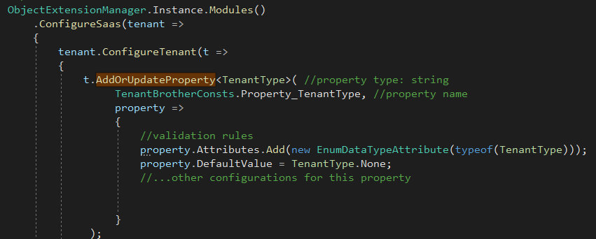 extend tenant property failed for enum property · Issue #8590 · abpframework/abp · GitHub