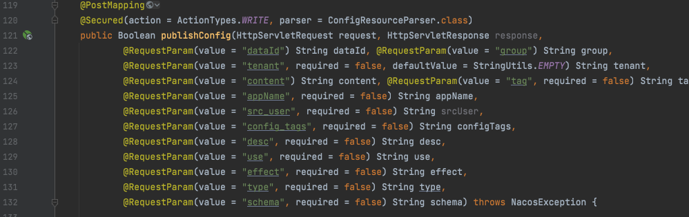[Optimize] Remove unnecessary arguments and judgment conditions for the ConfigController · Issue ...