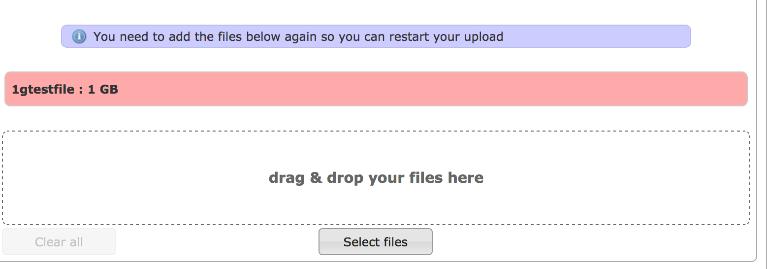 Restart failed transfer not retaining previously uploaded portion · Issue #227 · filesender ...